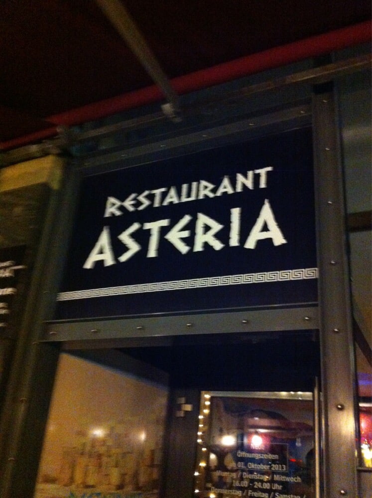 Asteria - Komplettes Speisekarten, Bewertungen, Fotos